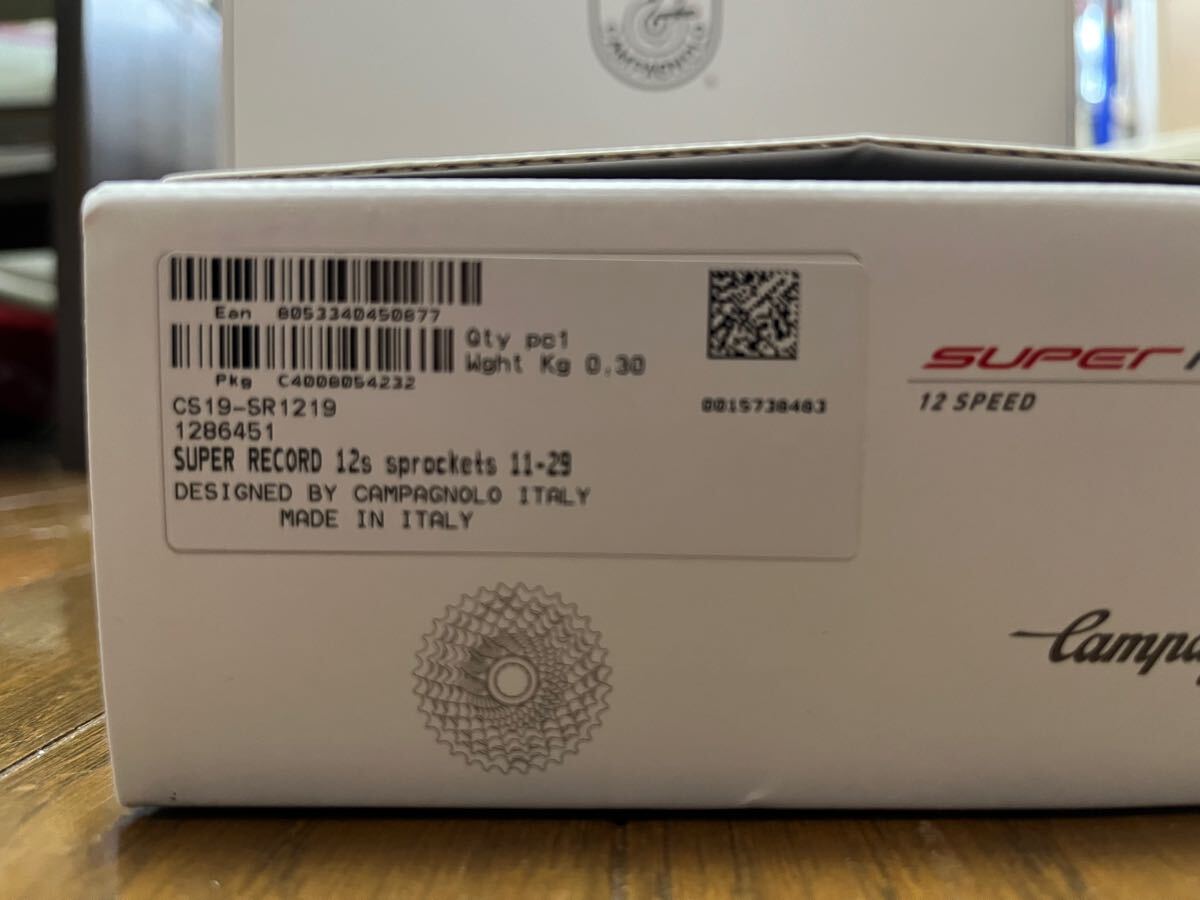 Yahoo!オークション - Campagnolo SUPER RECORD 11-29T 12S スプロケ...
