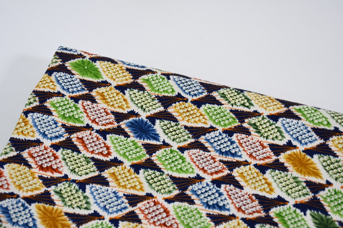 Yahoo!オークション - 名古屋帯 鹿の子 幾何学模様 帯丈358cm 着物屋 n...