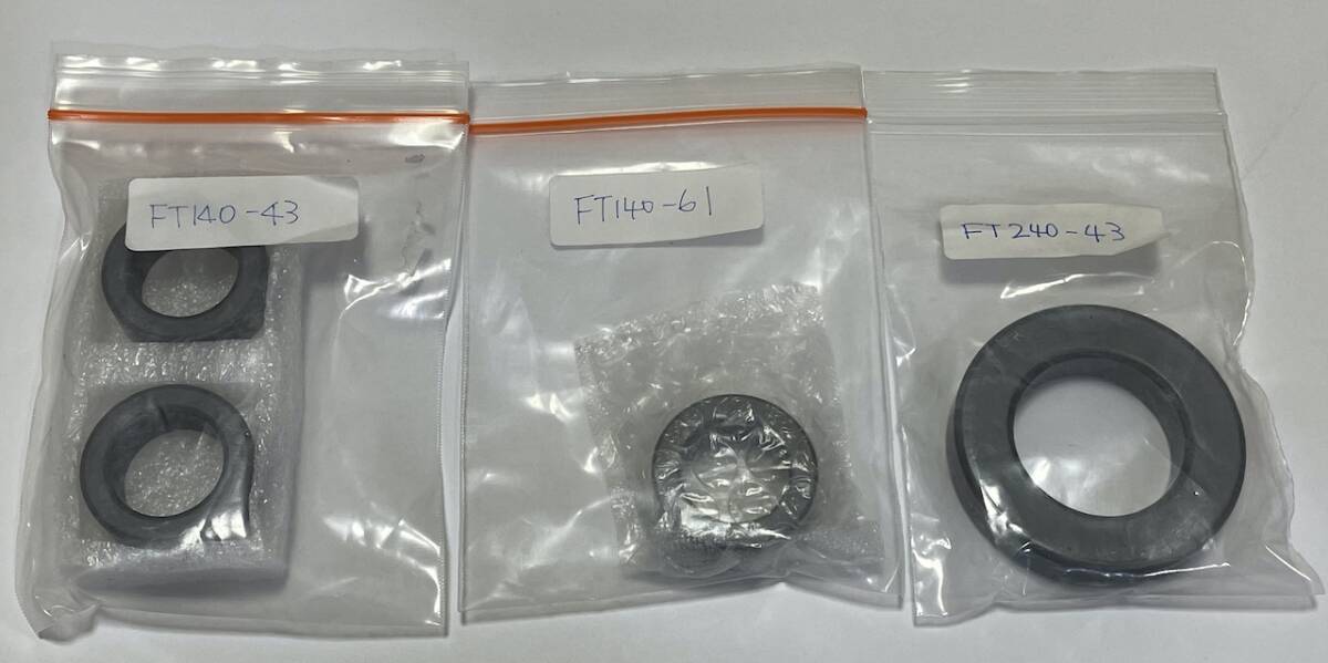 Yahoo!オークション - フェライトコア FT140-43 FT140-61 FT240-43（未...