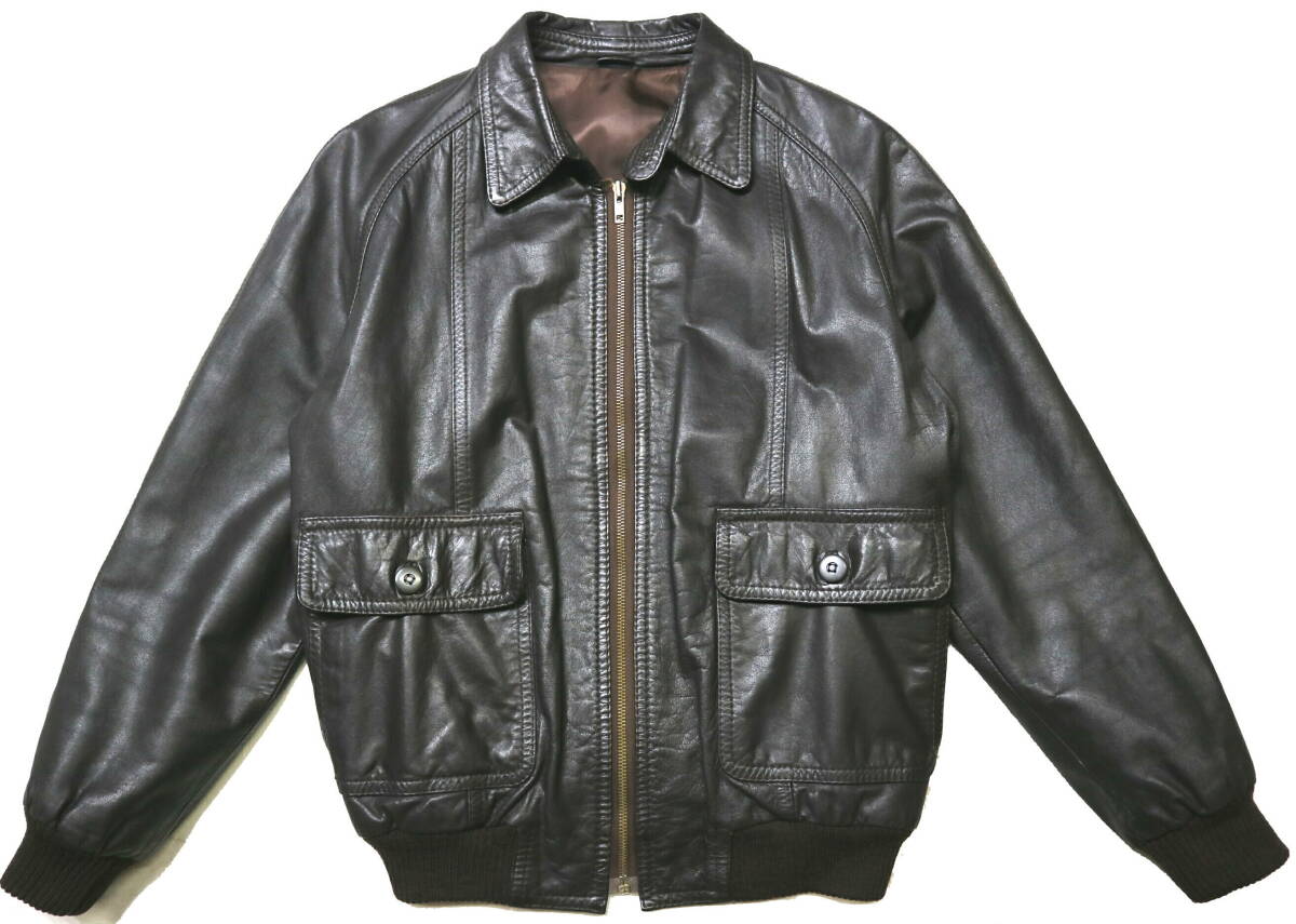 Yahoo!オークション - 程度良好 80’s TOMA 牛革 レザージャケット Sサ...