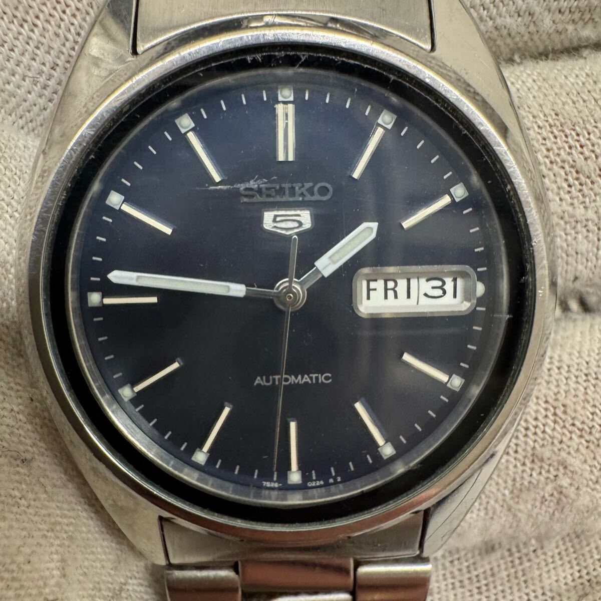 Yahoo!オークション - 12yt SEIKO5 セイコー5 メンズ腕時計 ウォッチ 7...