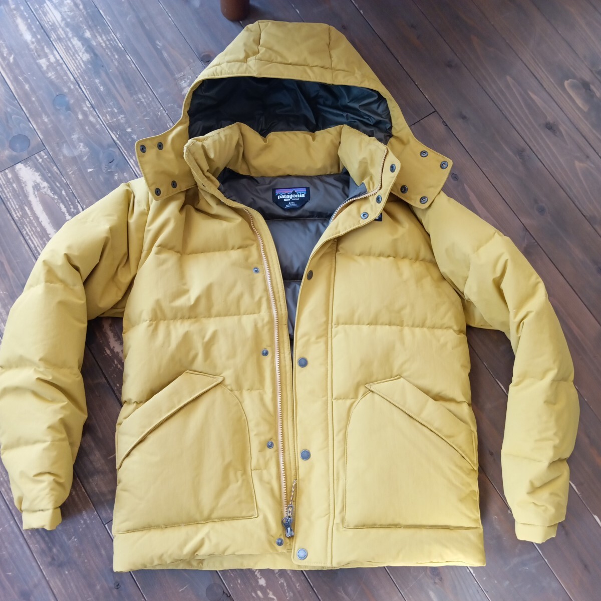 Yahoo!オークション - パタゴニア ドリフト メンズS カラシ色 美品 ダ...