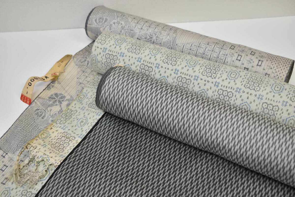 Yahoo!オークション - 【きものや】A140 すべて正絹紬 着尺反物 手織紬...