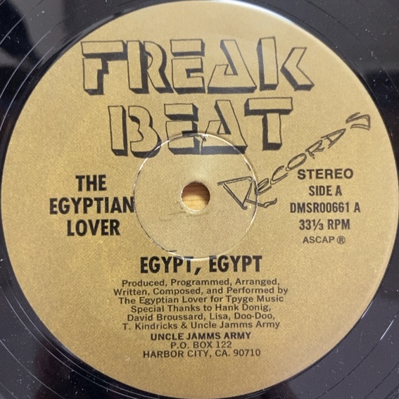 Yahoo!オークション - THE EGYPTIAN LOVER EGYPT EGYPT 12インチ シン...