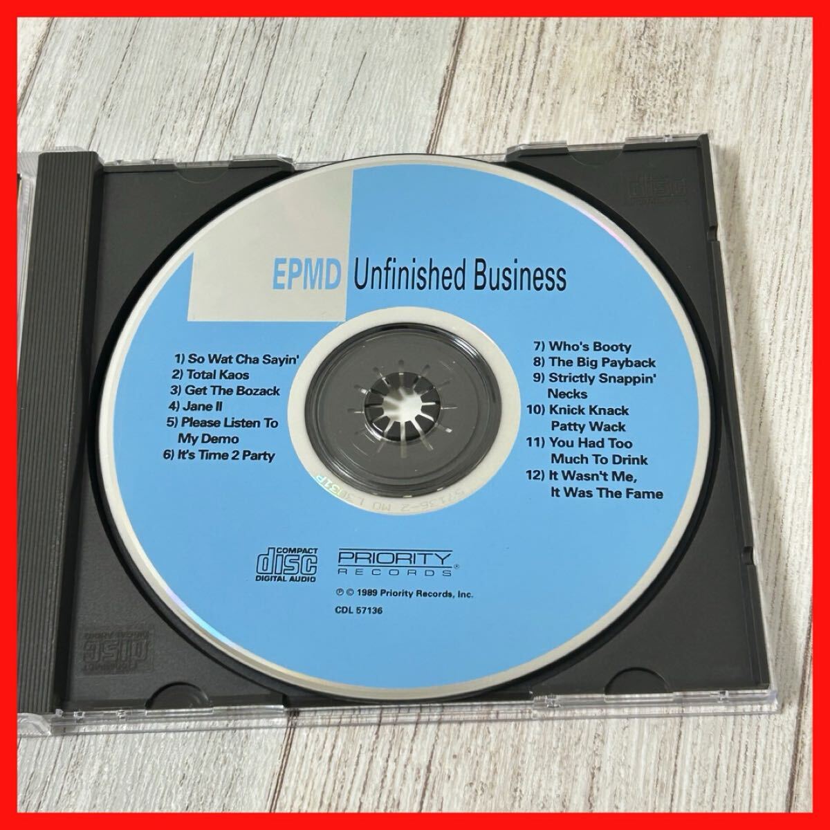 Yahoo!オークション - 【SC04】【盤面良好】EPMD／Unfinished Business
