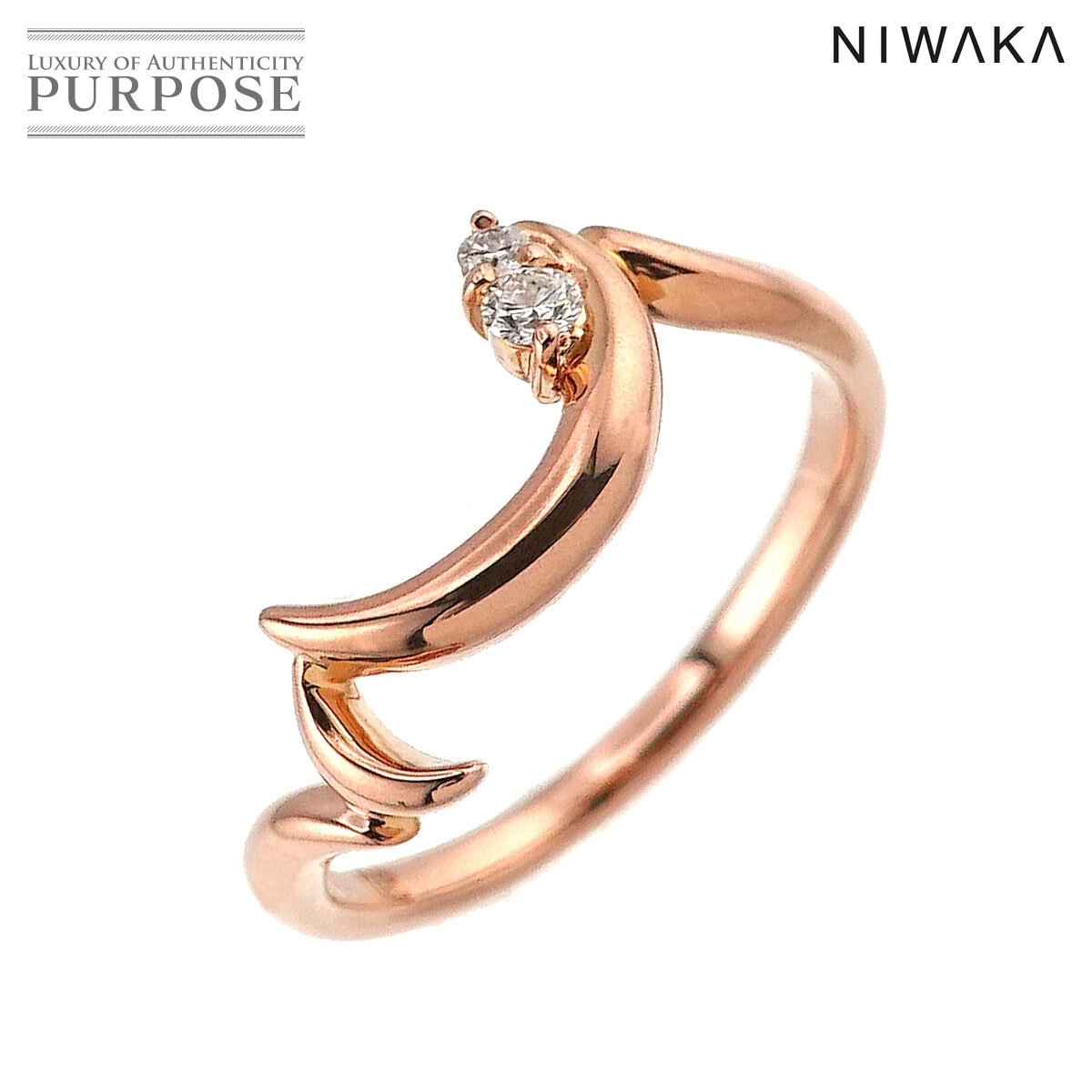 Yahoo!オークション - 俄 NIWAKA ニワカ KOKORO 7.5号 リング ダイヤ 0...