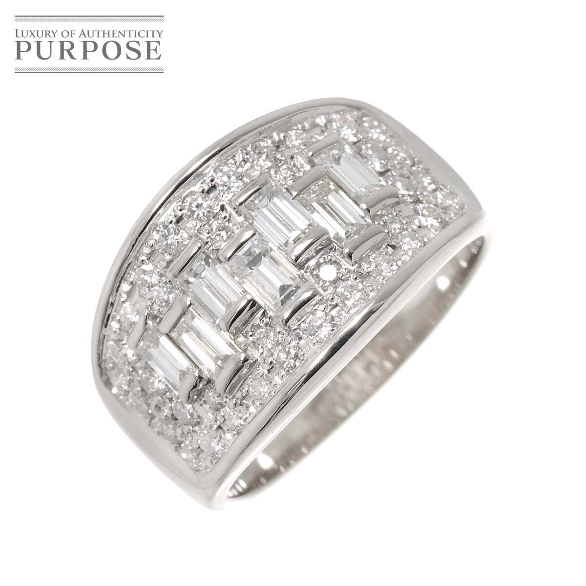 Yahoo!オークション - リング 14.5号 ダイヤ 1.66ct Pt プラチナ 指輪 ...