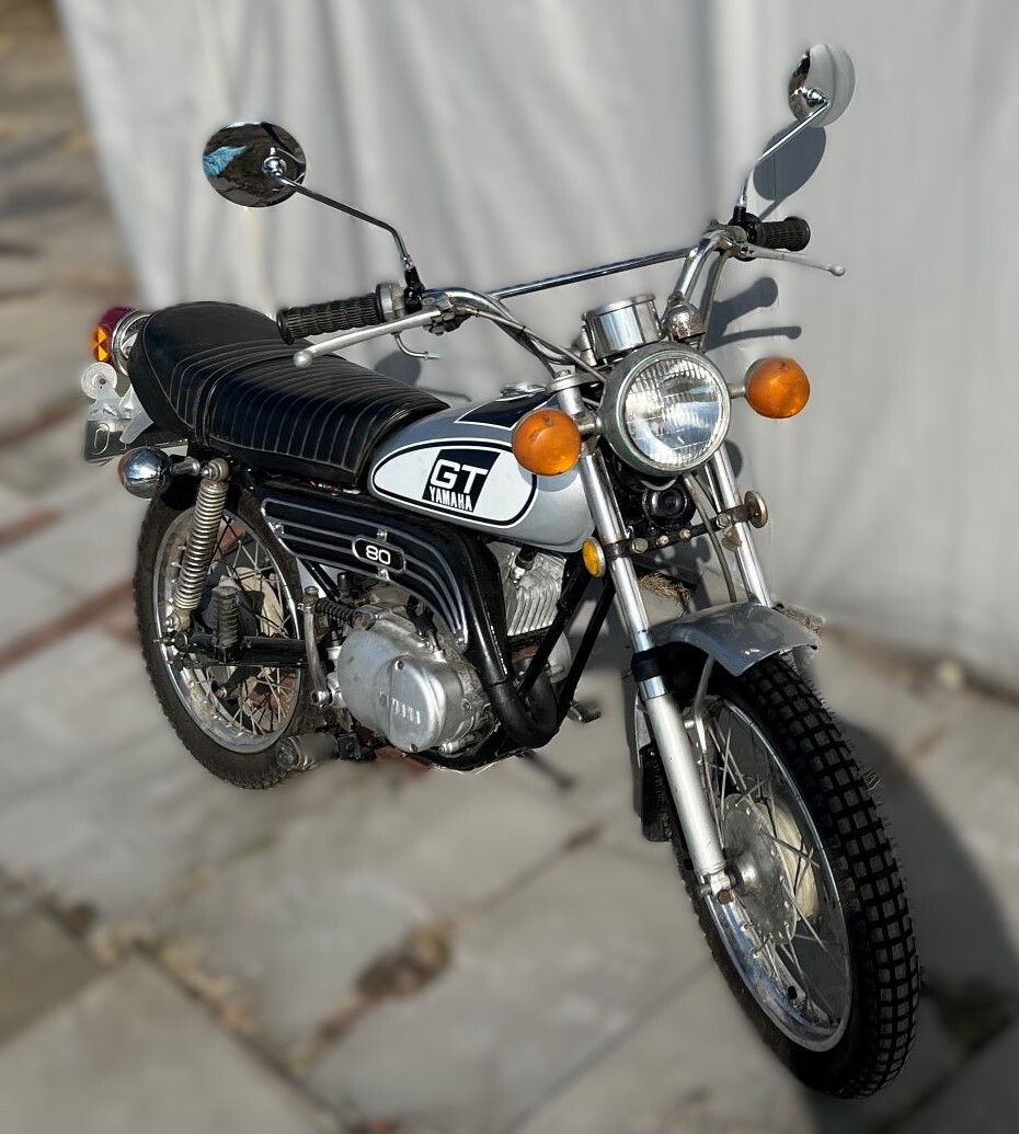 Yahoo!オークション - ヤマハ GT80 ミニトレ 実走 レストアベース 374...
