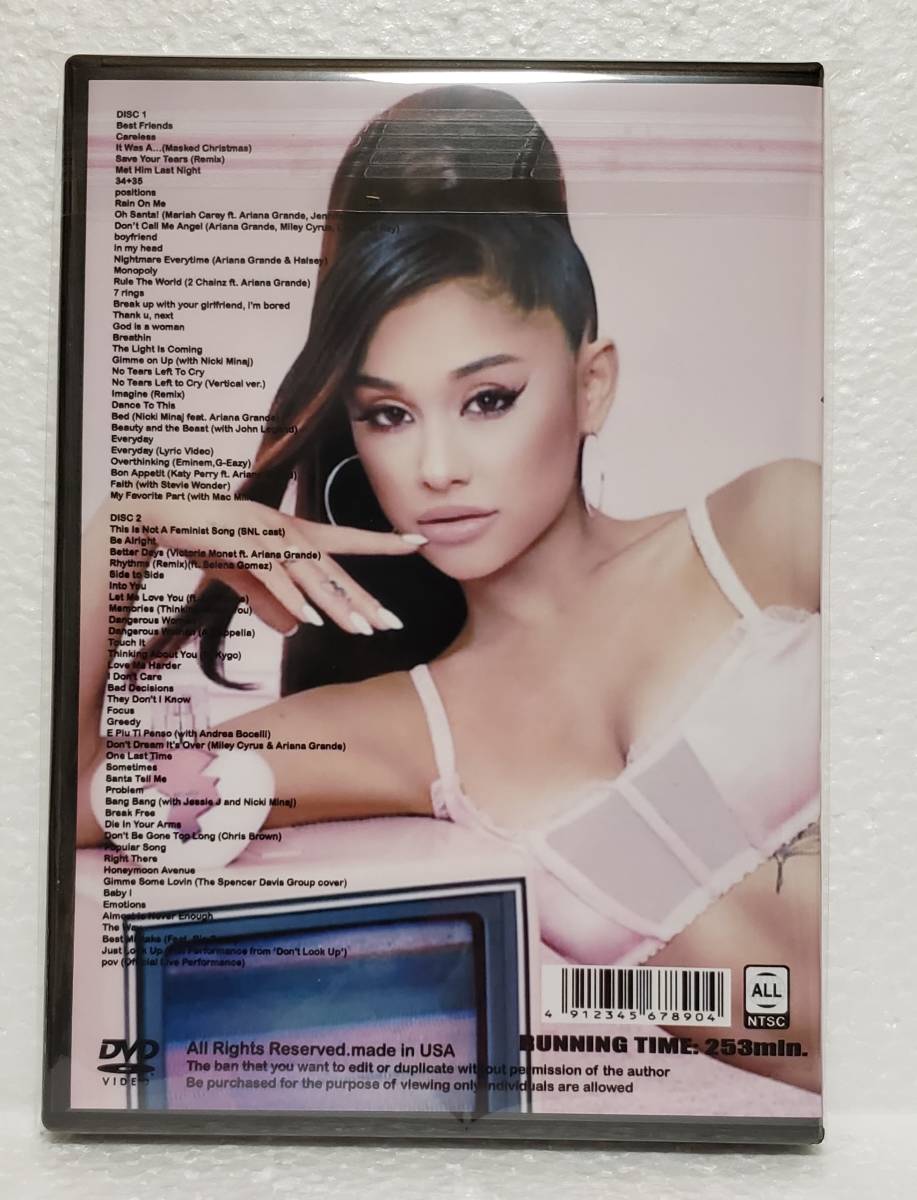 Yahoo!オークション - 2022 Ariana Grande プロモ PV MV 2DVD アリアナ...
