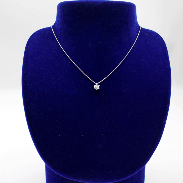 Yahoo!オークション - Pt850 Pt900ネックレス ダイヤペンダント付きネ...