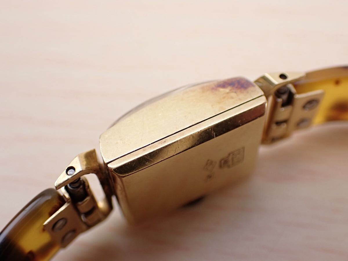 Fine etta 18K 0.750 金無垢 レディース 手巻き腕時計 不動品 Fine etta 18K 0.750 金無垢 レディース 手巻き腕時計 不動品