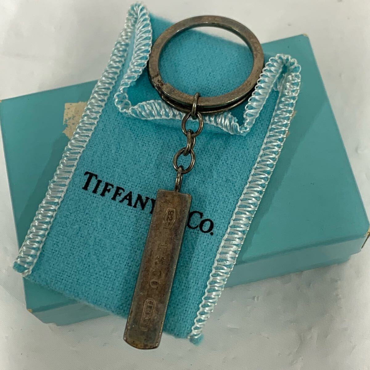 ティファニー TIFFANY&Co. キーホルダー 1837 バー キーリング プレート シルバー 925 総重量約14.31g カg(ティファニー)｜売買されたオークション情報、yahooの ...