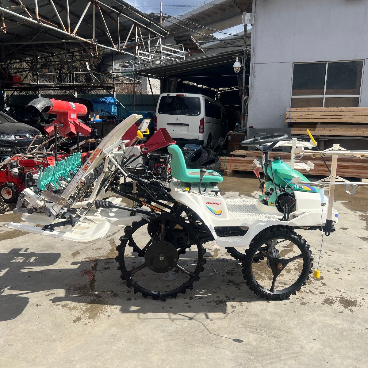 Yahoo!オークション - ヤンマー YANMAR Pe-1 乗用田植機 4条植 中古 京...