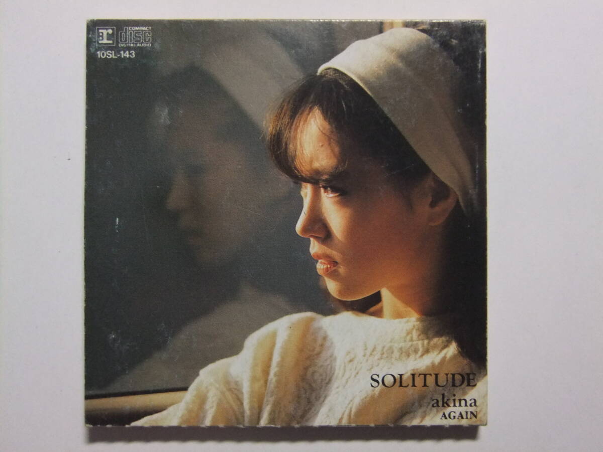 Yahoo!オークション - W-1087 8cmCD 中森明菜 SOLITUDE/AGAIN 8cmシン...