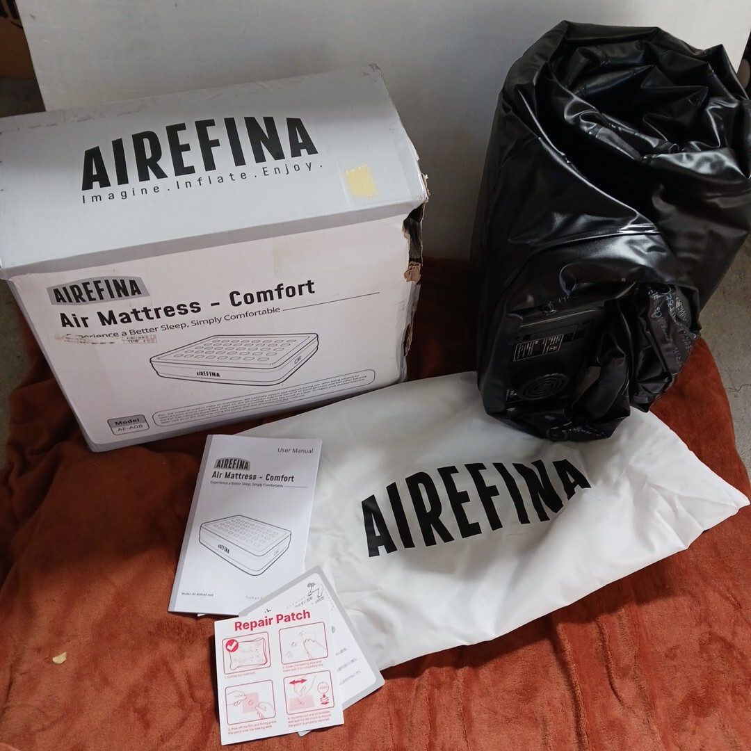 Yahoo!オークション - y022502k Airefina エアーベッド ダブルサイズ ...