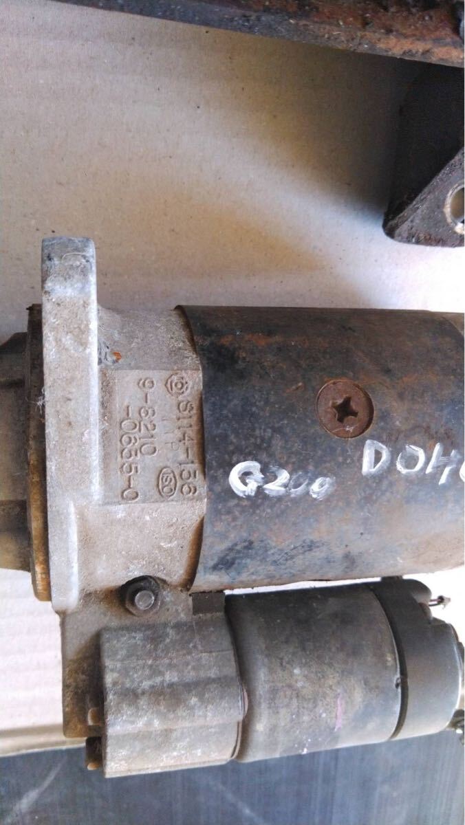 Yahoo!オークション - いすゞ 117クーペ DOHC G200 純正セルモーター ...