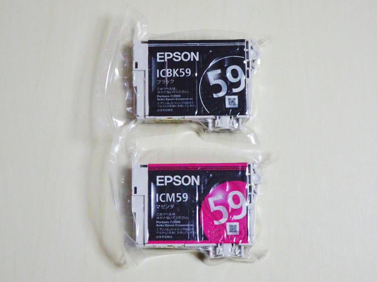 Yahoo!オークション - EPSON 純正 インクカートリッジ【ICBK59・ICM59...