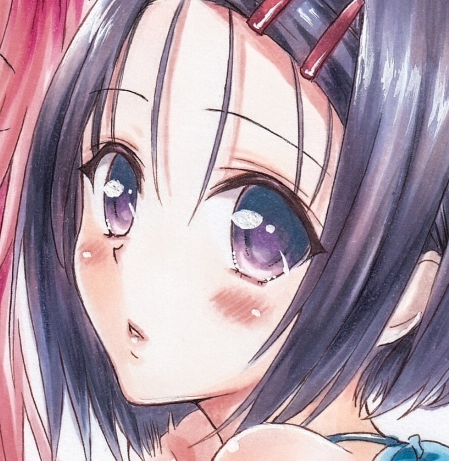 Yahoo!オークション - 手描きイラスト ToLoveるダークネス ララ＆春菜 ...