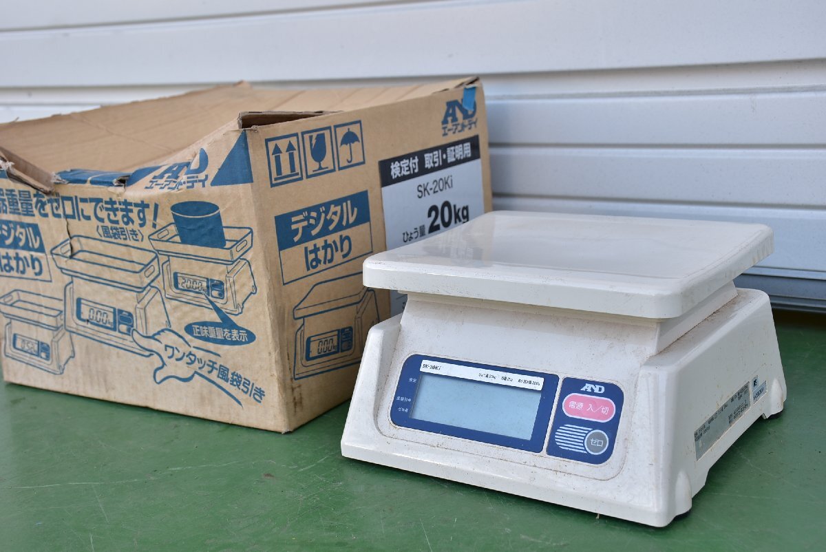 売切1 000円 スタート 神奈川県直接引き取り限定 A&D エーアンドデイ SK-20Ki デジタルはかり ひょう量20kg 目量20g(はかり、スケール)｜売買されたオークション情報 ...