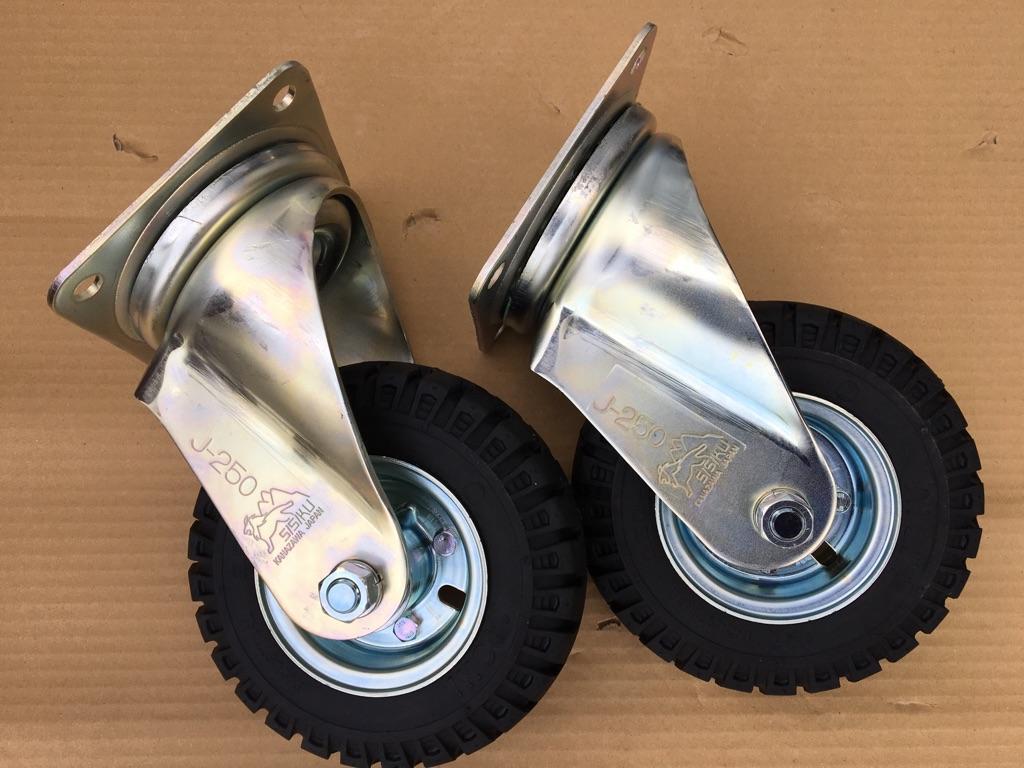 工場 倉庫向け 手押し用 ノーパンクタイヤ 自在キャスター 2.50-4 タイヤ径208mm UT2.50-4PJ 2個セット(工具、DIY用品)｜売買されたオークション情報、yahooの商品 ...