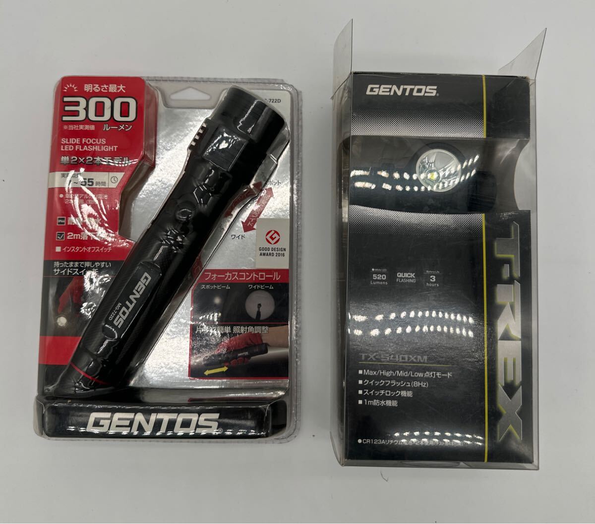 Yahoo!オークション - 1円〜 未使用品 ジェントス TX-540XM ヘッドライ...