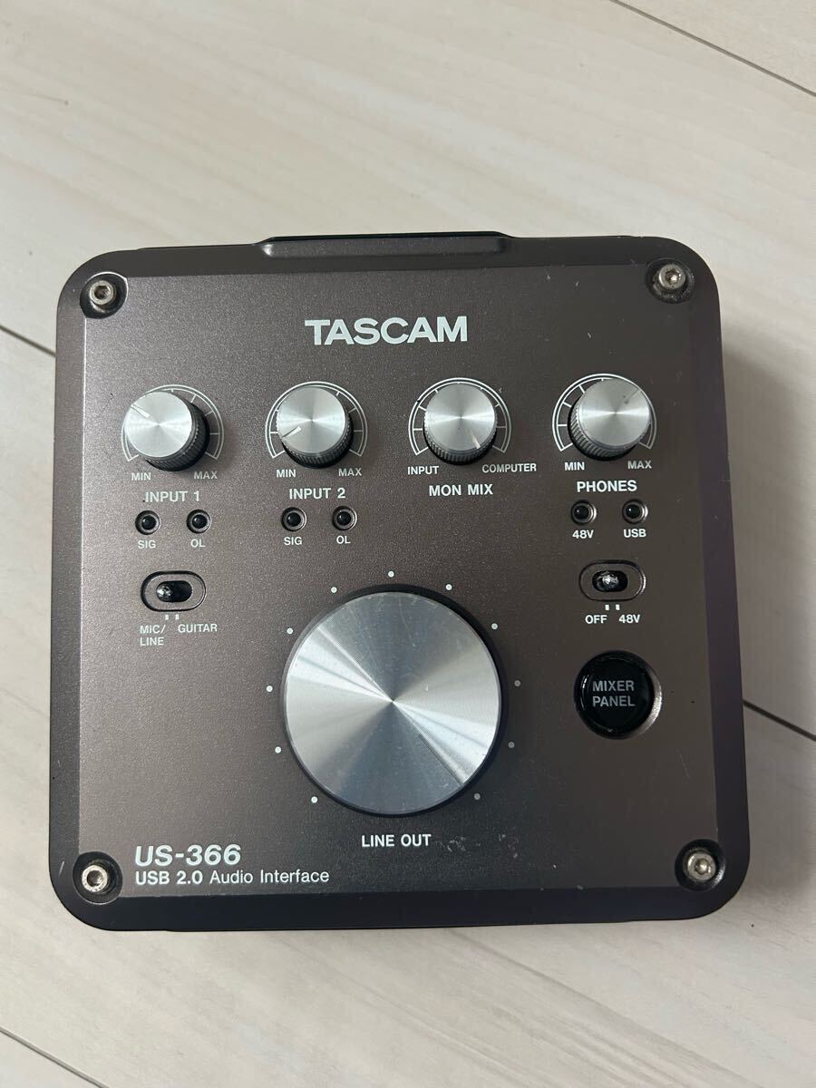 Yahoo!オークション - TASCAM US-366 オーディオインターフェース 動作...