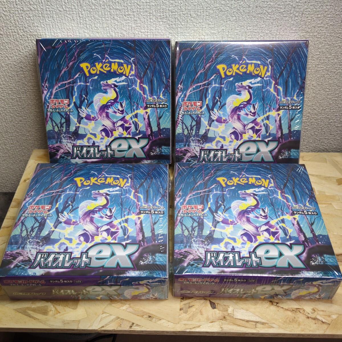 Yahoo!オークション - 4box ポケモンカードゲーム スカーレット&バイオ...