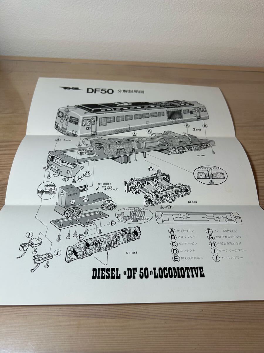 Yahoo!オークション - 天賞堂 国鉄ディーゼル機関車 DF50(ブラウン) 鉄...