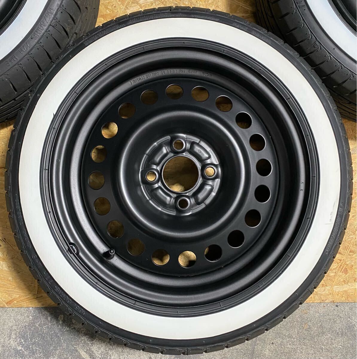 Yahoo!オークション - Z12 キューブ 純正 スチールホイール 15インチ P...