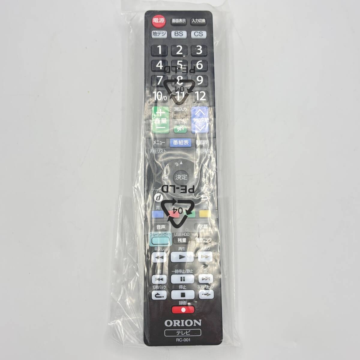 Yahoo!オークション - 【新品】 ORION RC-001 テレビ リモコン オリオ...