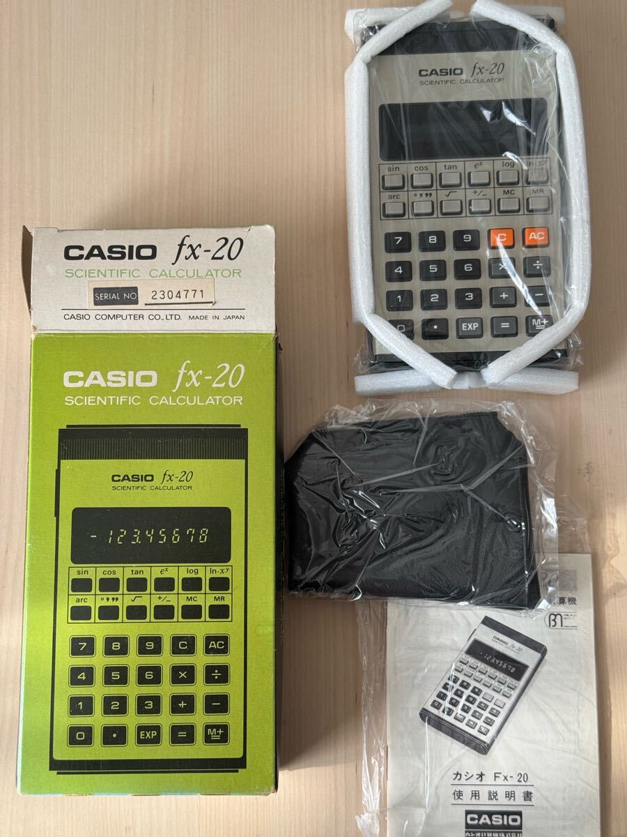 Yahoo!オークション - CASIO fx-20 関数電卓 SCIENTIFIC CALCULATOR