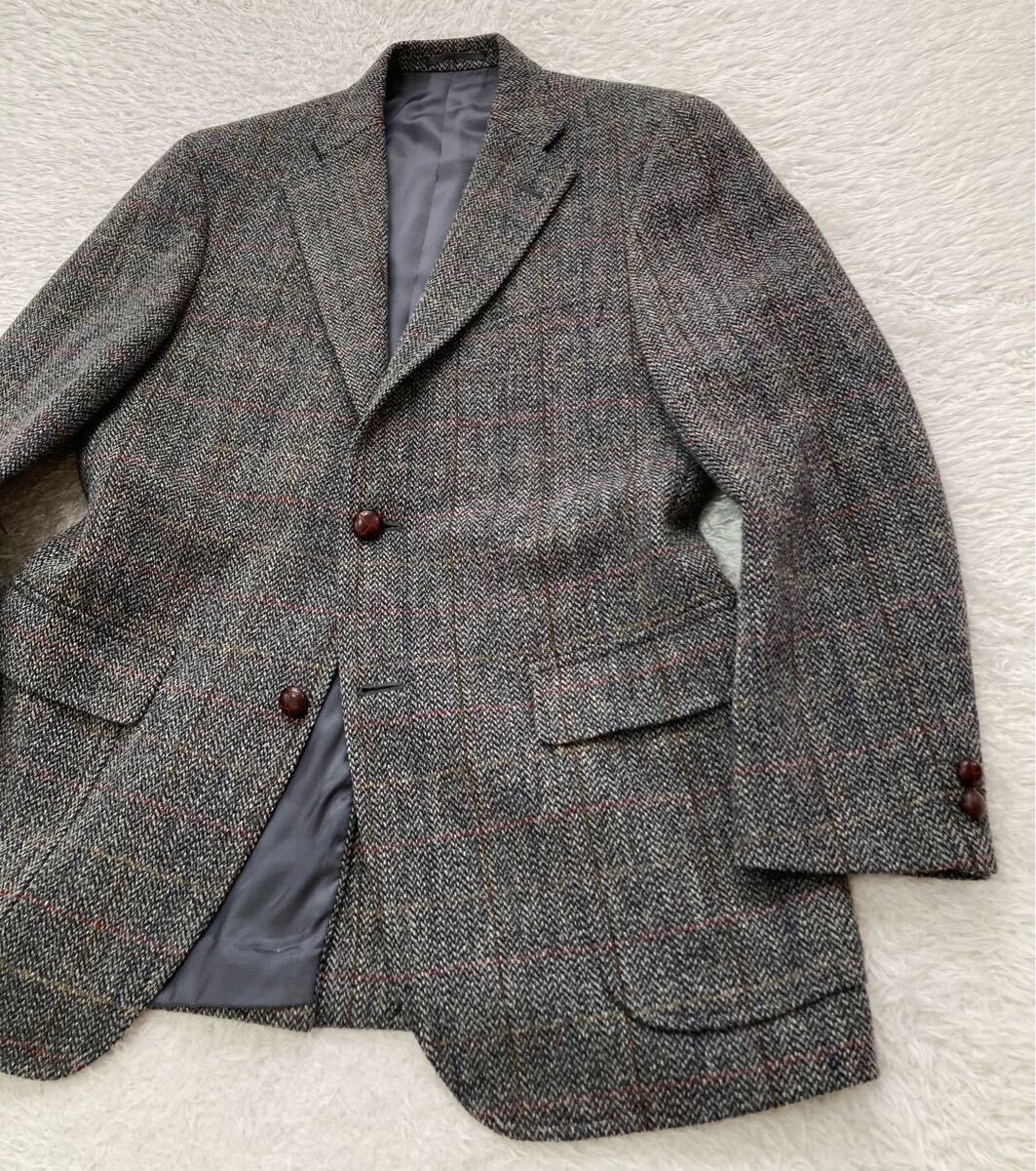 Yahoo!オークション - Jプレス【英】ハリスツイード メランジ オーバー...