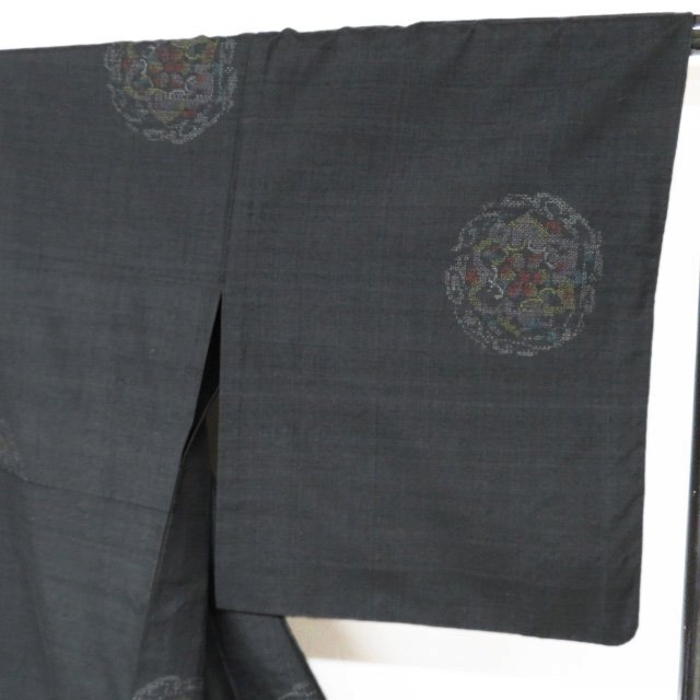 Yahoo!オークション - 特選 重要無形文化財 結城紬 着物 中古 正絹 単...