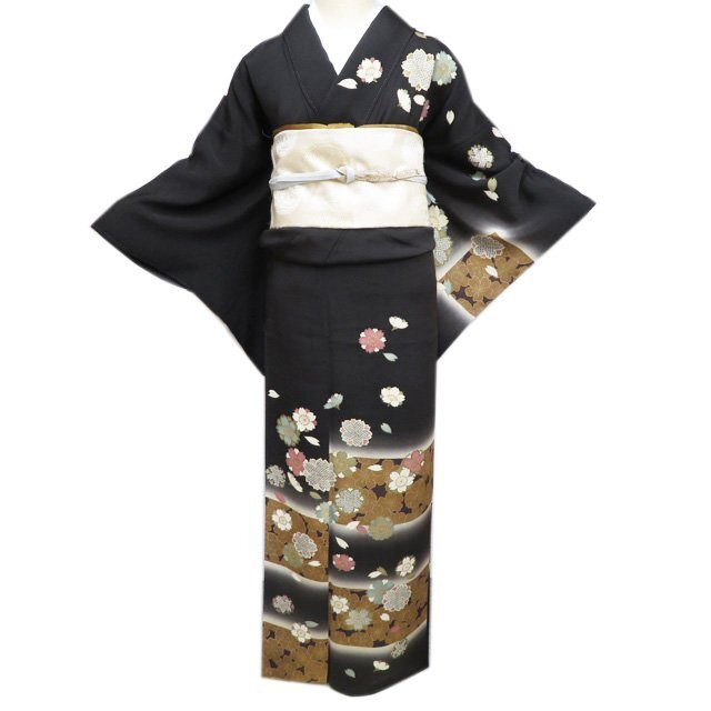 Yahoo!オークション - 訪問着 着物 中古 正絹 袷 フォーマル 作家物 落...