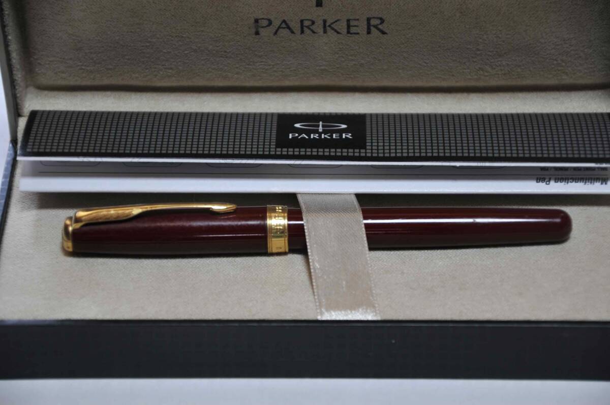 Yahoo!オークション - パーカーソネットオリジナルレッドGT FP M ペン...