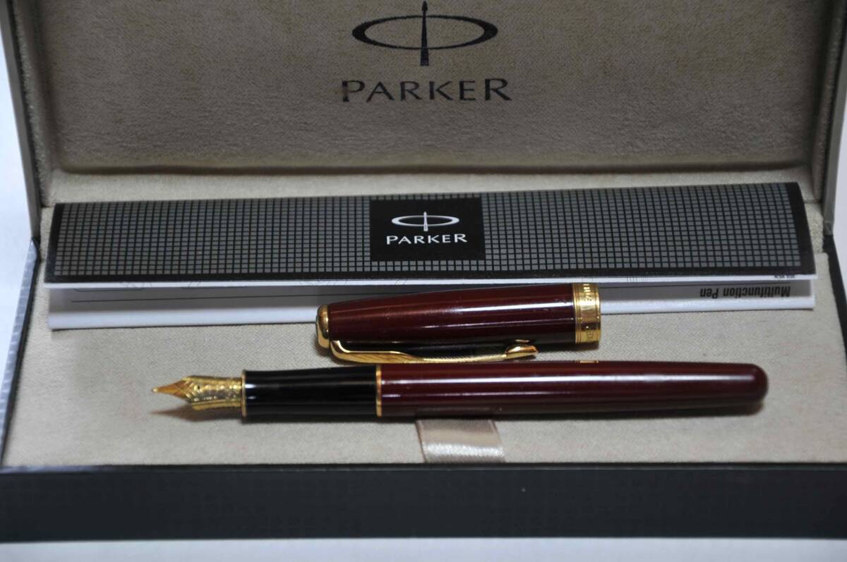 Yahoo!オークション - パーカーソネットオリジナルレッドGT FP M ペン...