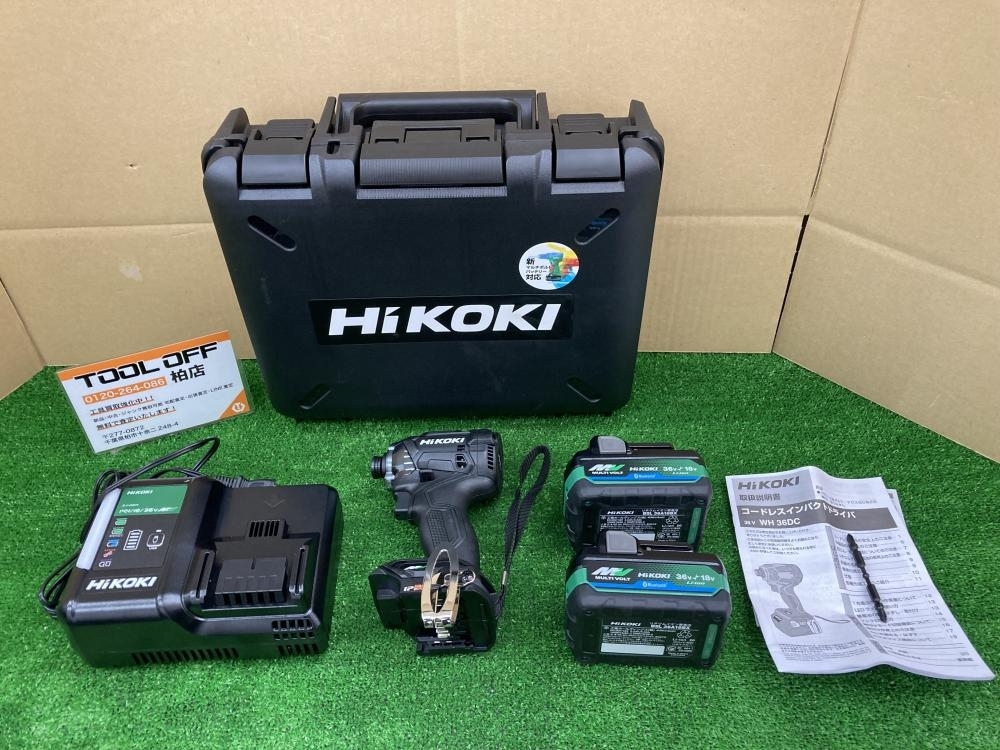 010 品 価格 ハイコーキ HIKOKI 36V コードレスインパクトドライバ WH36DC 2XPBSZ バッテリー2点 充電器(本体)｜売買されたオークション情報、yahooの商品情報を ...