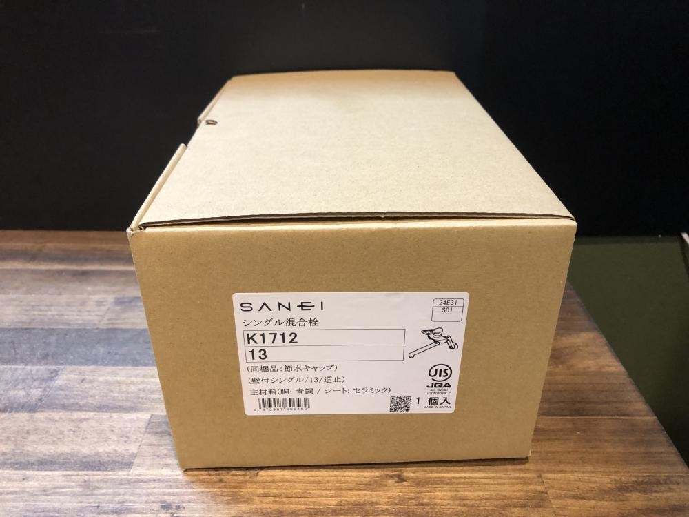 Yahoo!オークション - 004 未使用品 SANEI 三栄 シングル混合栓 K1712-...