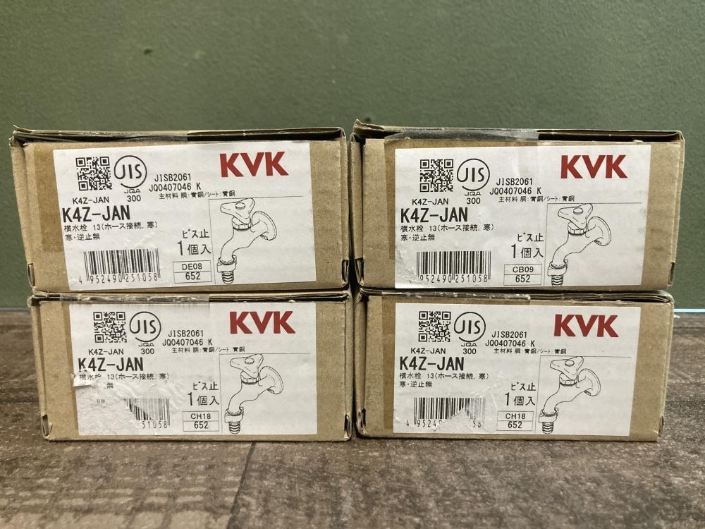 Yahoo!オークション - 020 未使用品・即決価格 KVK 横水栓 K4Z-JAN 4個...
