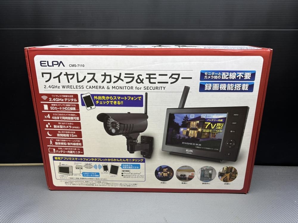 Yahoo!オークション - 015 未使用品・即決価格 ELPA ワイヤレスカメラ...