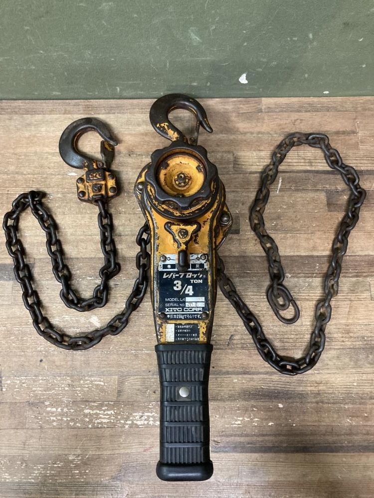 020 おすすめ商品 KITO キトー レバーブロック L4 3/4t 現状品(工具、DIY用品)｜売買されたオークション情報、yahooの商品情報をアーカイブ公開 - オークファン ...