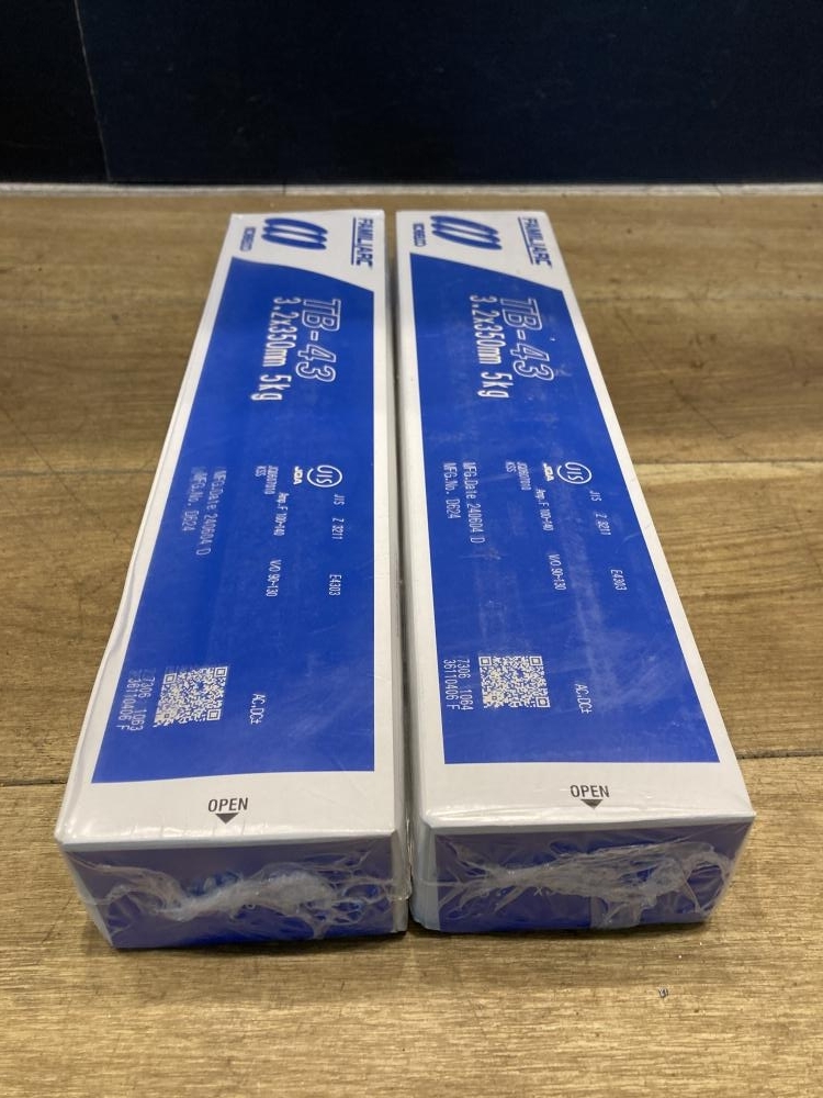 Yahoo!オークション - 024 未使用品 コベルコ 溶接棒5kg2箱セット TB-4...