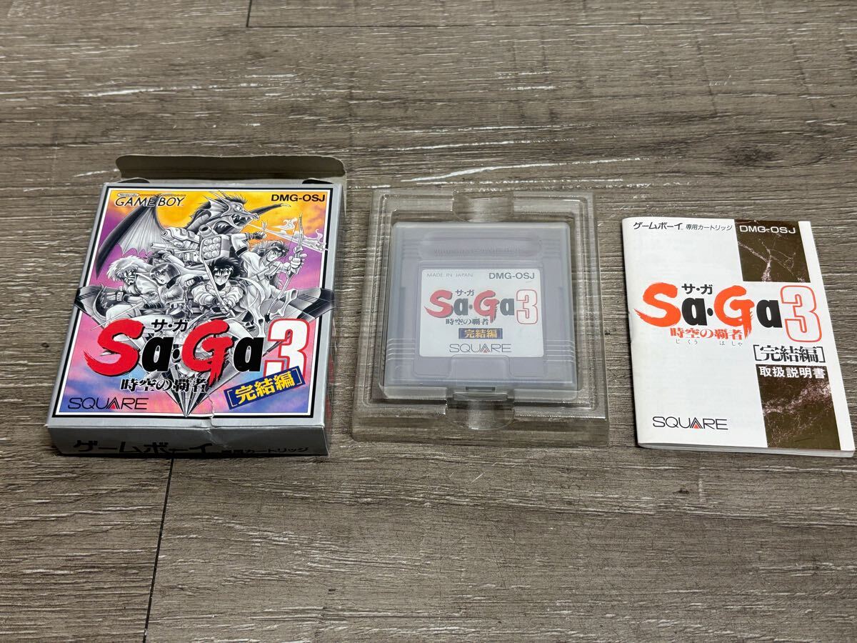 Yahoo!オークション - GB Sa・Ga3 サガ3 時空の覇者 完結編 ゲームボ...