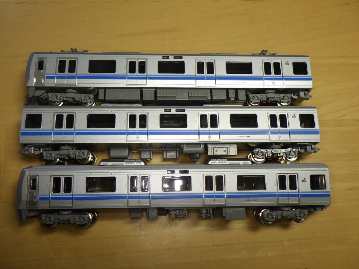 Yahoo!オークション - ジャンク No.47 TOMIX JR 207-1000系 東西線 3両...