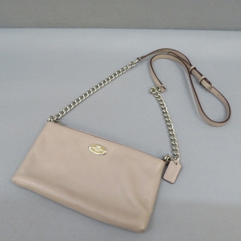 Yahoo!オークション - G521 COACH/コーチ クインクロスボディーペブル...