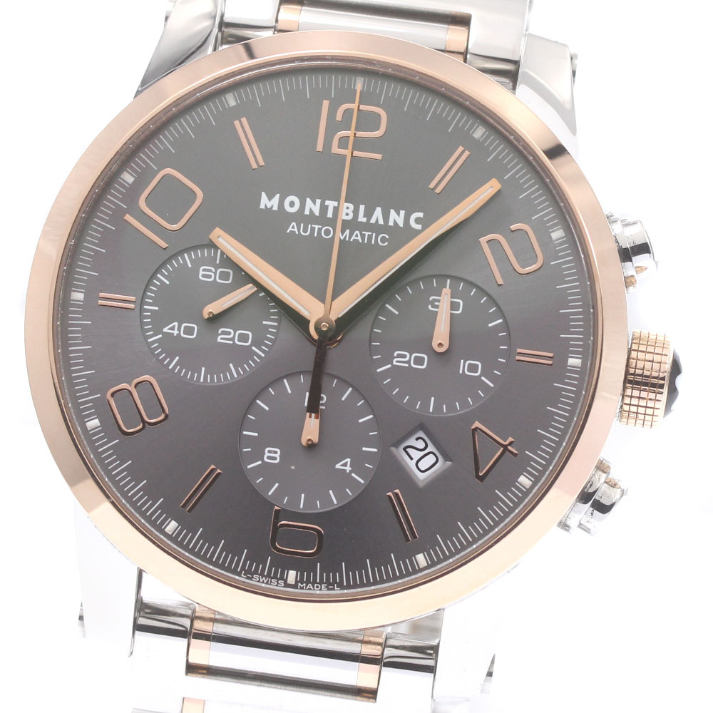 Yahoo!オークション - モンブラン MONTBLANC 7141 タイムウォーカー ク...