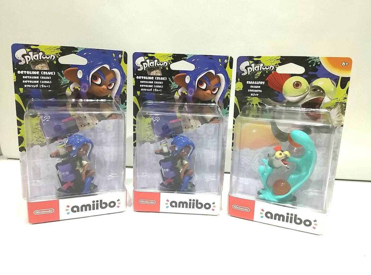 Yahoo!オークション - 【未開封/60】Nintendo Splatoon amiibo 3体セッ...