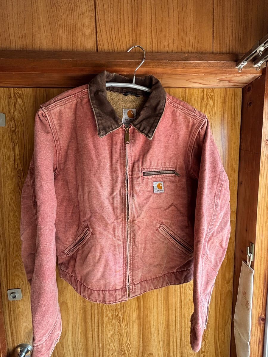 Yahoo!オークション - CARHARTT Detroit Jacket WJ097 VRS サーモン