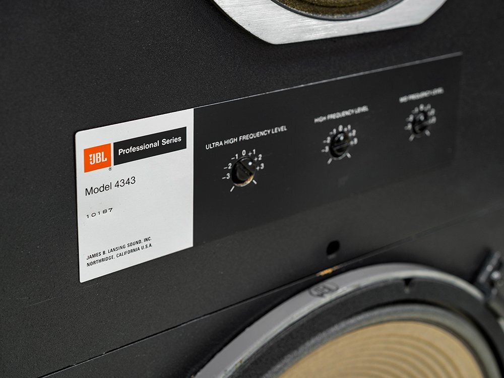 Yahoo!オークション - 【現状品】JBL 4Way モニタースピーカー 4343 ペ...