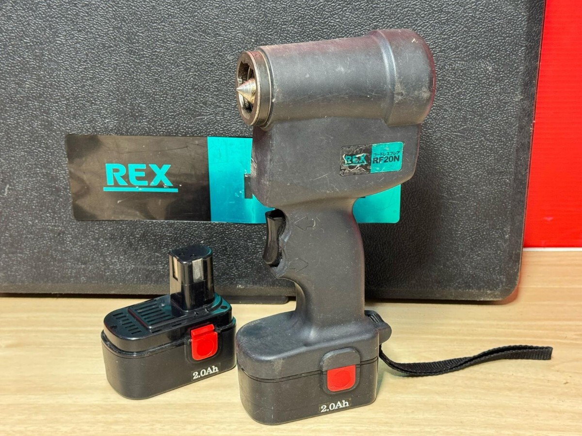 Yahoo!オークション - REX レッキス コードレスフレア RF-20N 9.6V 動...